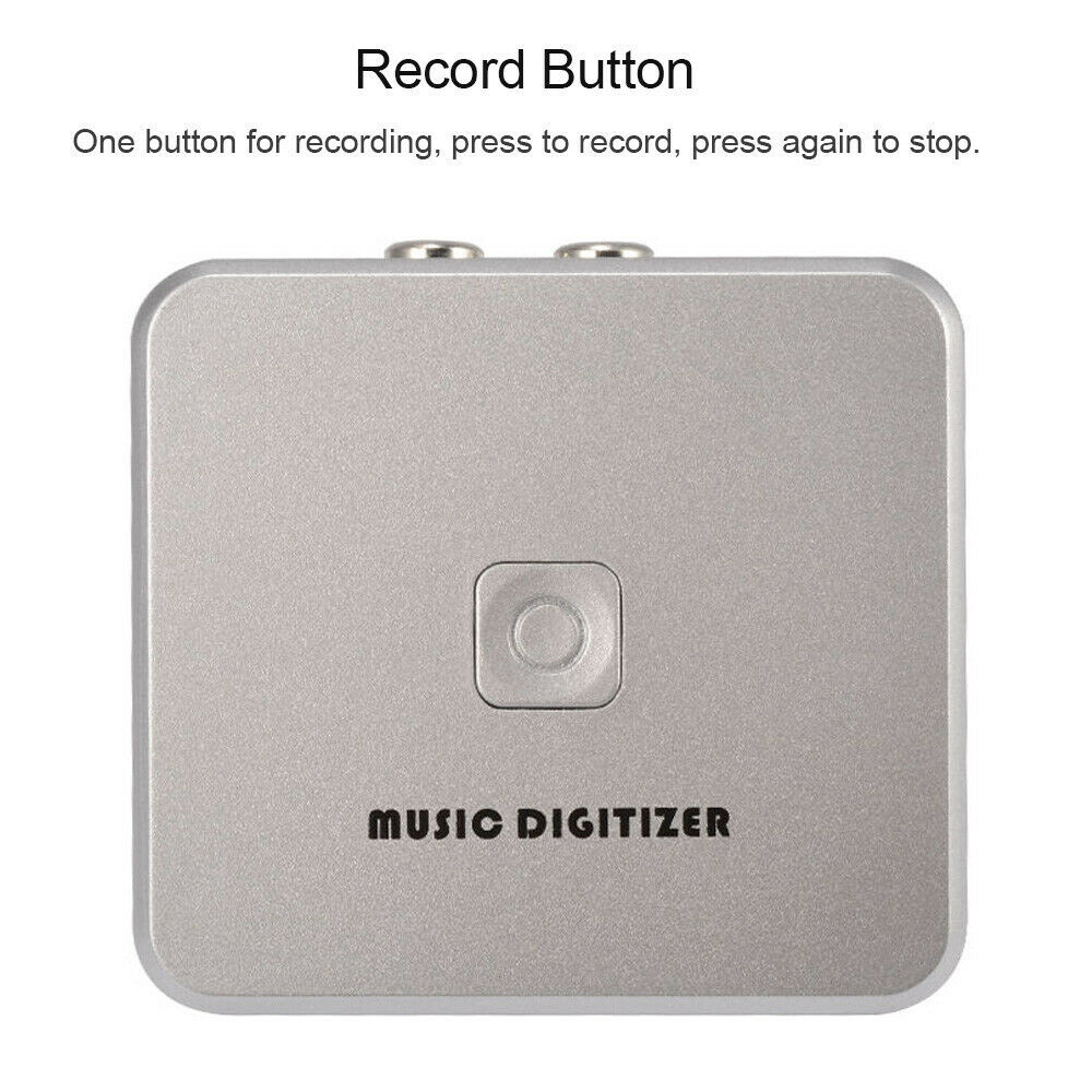 EZCAP 3.5mm Audio Recorder Converter Music Digitizer Old Music to MP3 ...