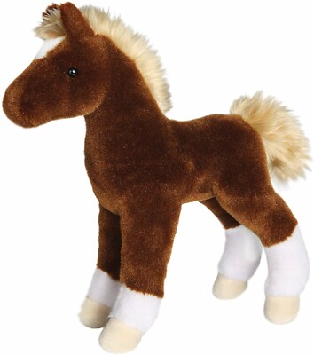 Douglas Cuddle Toys Teak Chestnut Foal #4542 Stuffed Animal Toy | eBay