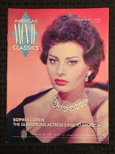 1993 Feb AMERICAN MOVIE CLASSICS Magazine FN+ 6.5 Sophia Loren / Ginger ...