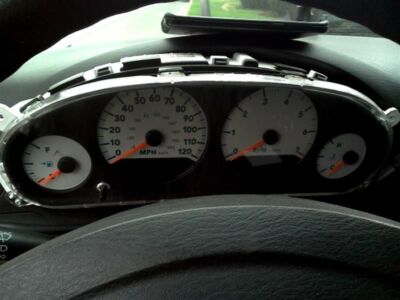 Speedometer Cluster White Face With Tachometer MPH Fits 05 CARAVAN ...