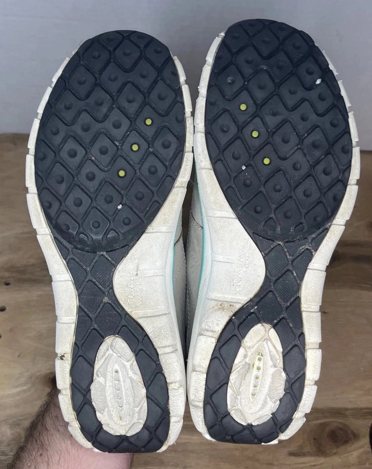 Clarks Women’s Wave Trek Waterproof Grey Leather Walking Shoes Sz 10M ...