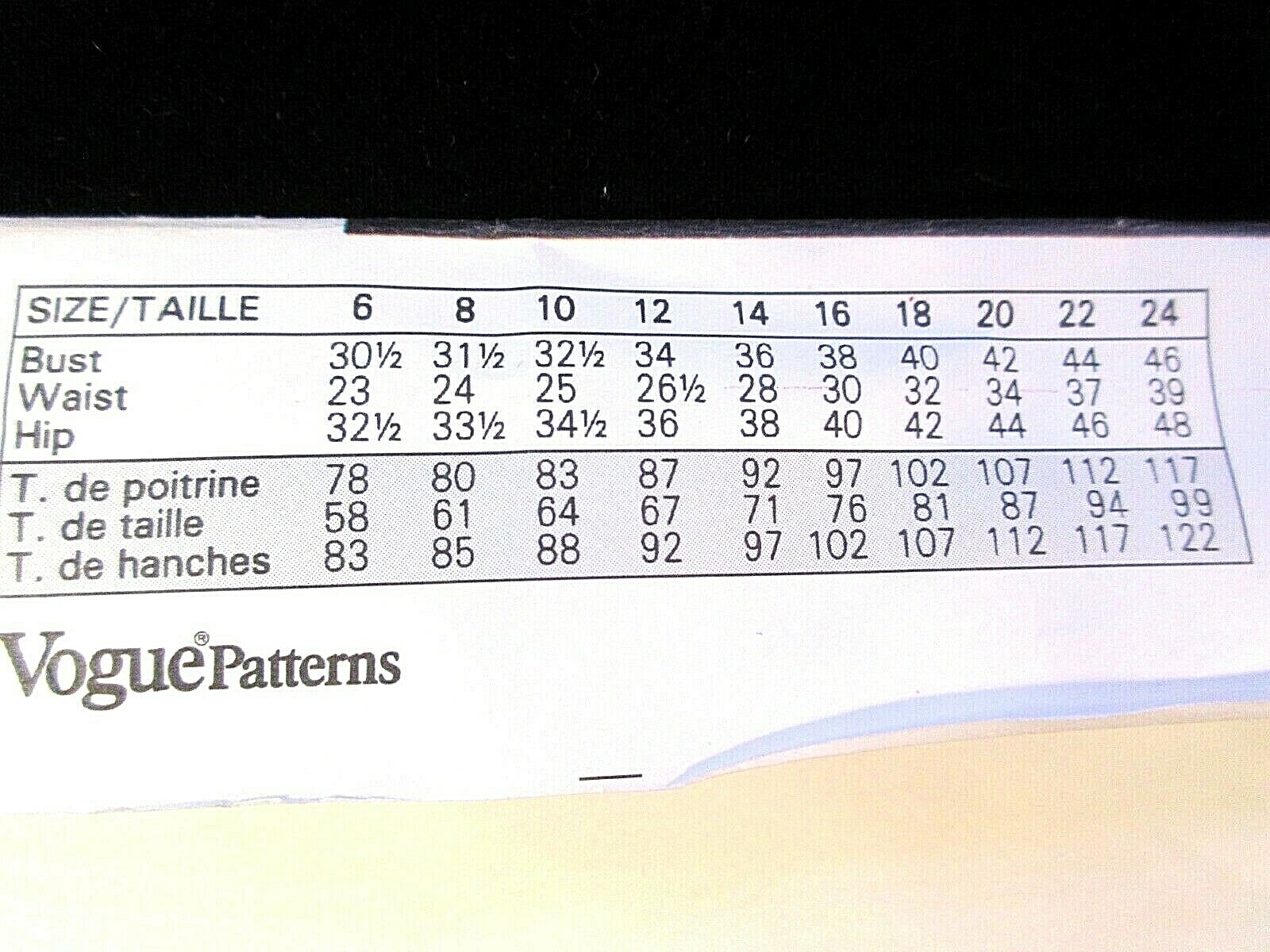 Vogue Paris Original Pattern 1135 Karl Lagerfeld Size 8-10-12 | eBay