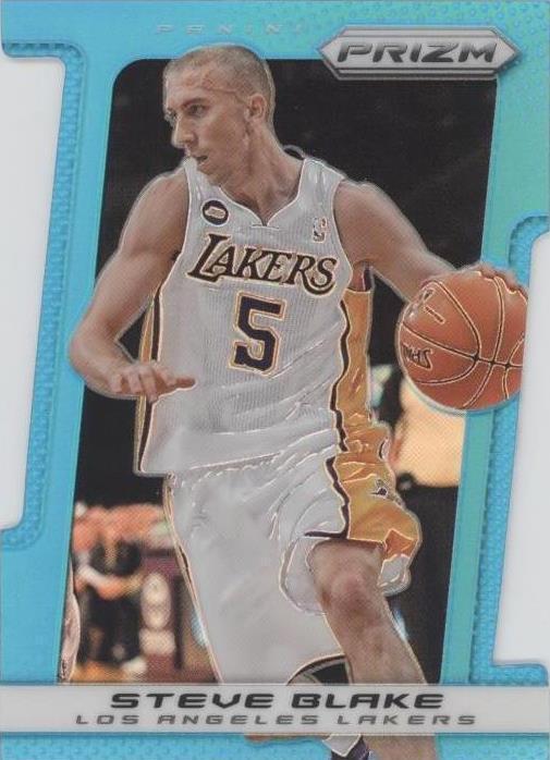 2013-14 Panini Prizm - Steve Blake #64 Light Blue Prizm Die-Cut /199 ...