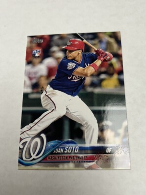 2018 Topps Update Juan Soto Rookie Card #US300 Nationals Yankees True ...