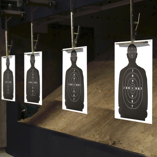 Juvale 17 x 25 inch Shooting Range Paper Silhouette Targets for ...