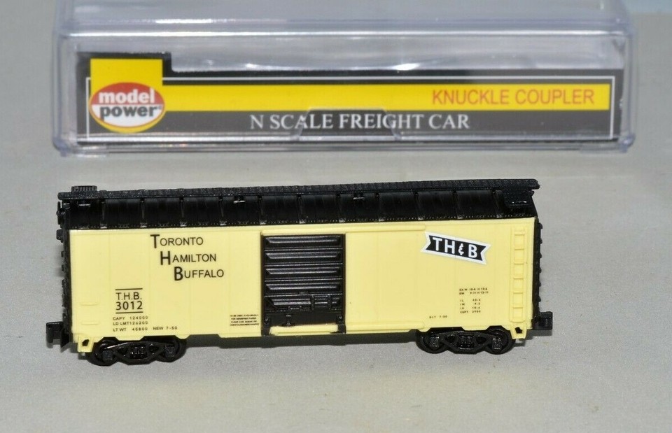 MRC Model Power 83714 N Scale THB Toronto Hamilton Buffalo 40' Box Car ...