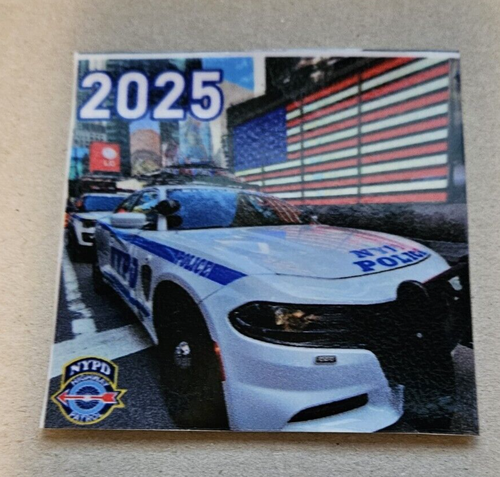 2025 NYPD HIGHWAY PATROL - INSIDE WINDOW DECAL STICKER - RMP W/USA FLAG ...