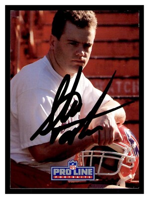 Steve Tasker Signed 1991 Pro Line Card #146 Autographed Bills 85961 | eBay