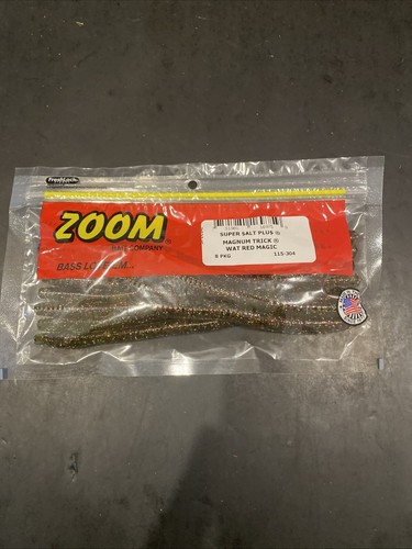 Zoom Mag Trick Worm 7” Watermelon Red Magic | eBay