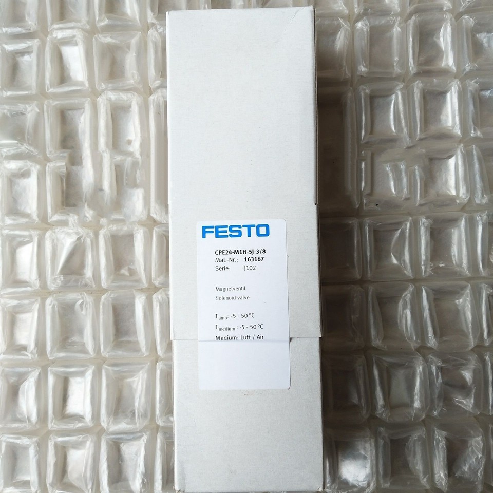 Festo CPE24-M1H-5J-3/8 163167 Solenoid Valve New One Free Shipping ...