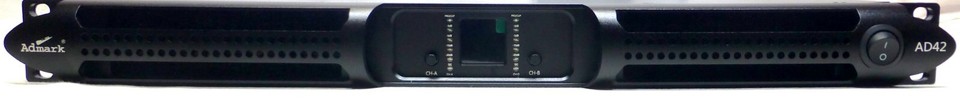 Admark AD42 Professional Power Amplifier One Space 4200 Watts x 2 @ 8Ω ...