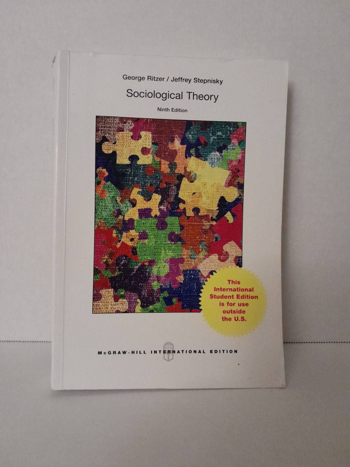 NEW 3 Days to US / CA Sociological Theory 9E George Ritzer 9th ...