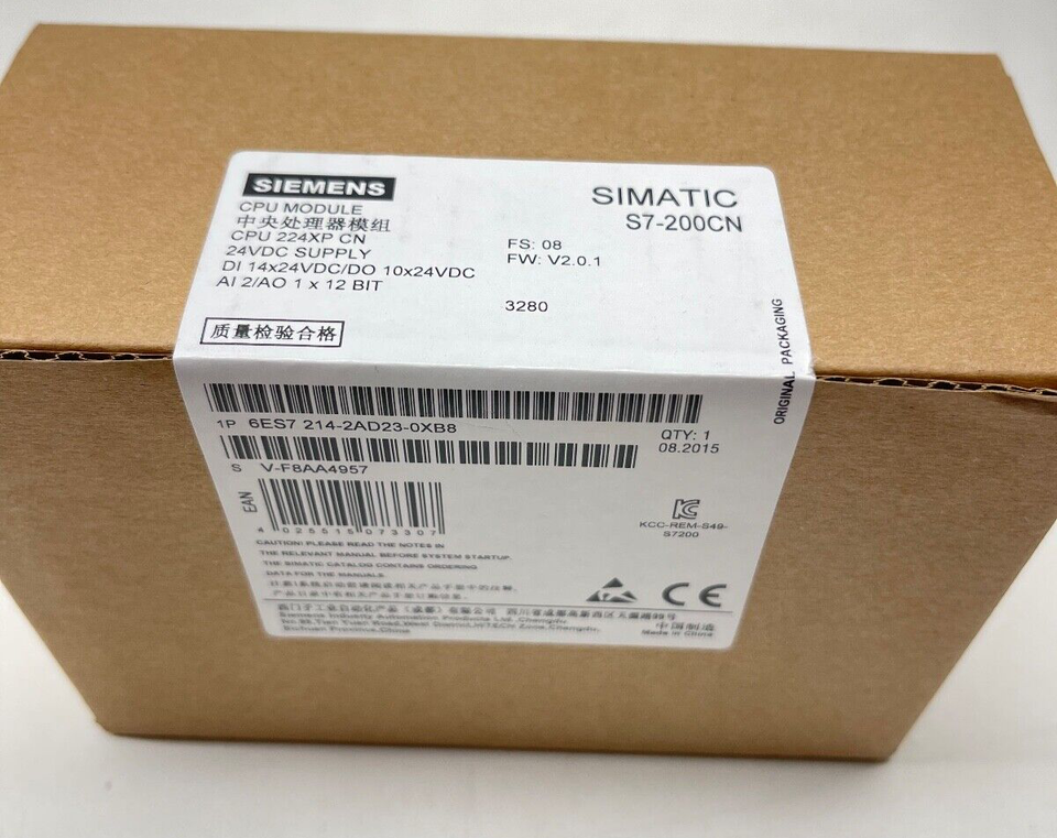 Siemens 6ES7214-2AD23-0XB8 CPU 224XP CN , CPU MODULE SIMATIC S7-200CN ...