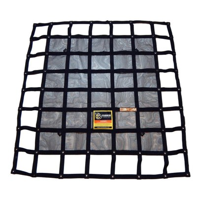 GLADIATOR Cargo Nets Heavy-Duty Cargo Net 57"x63" Polypropylene + 4 ...