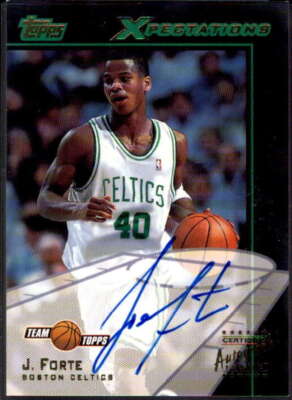 Joseph Forte Card 2001-02 Topps Xpectations Autographs #TXAJF | eBay