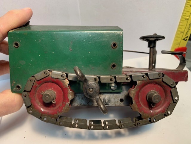 "NICE" WORKING READY-BUILT TOY 1920 + #44 KEY WIND STRUCTO CLETRAC ...