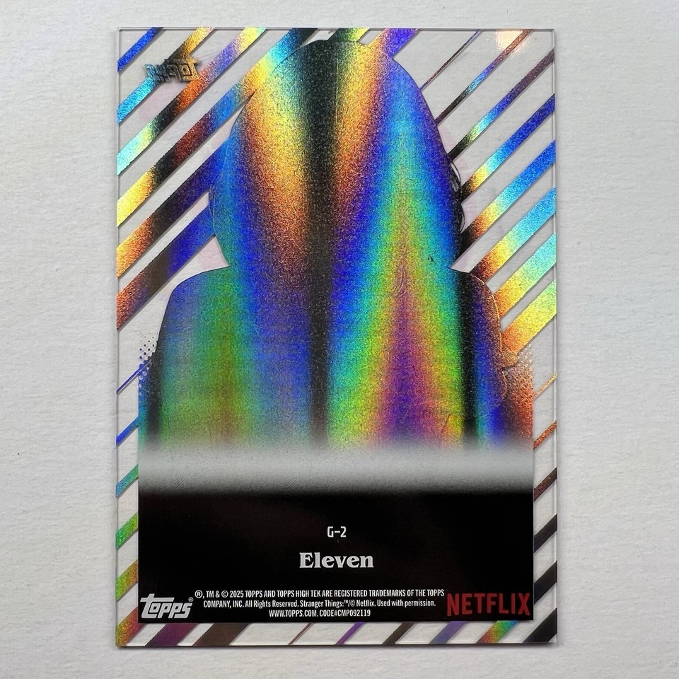 2025 Topps High Tek Stranger Things Glam Eleven #G-2 | eBay