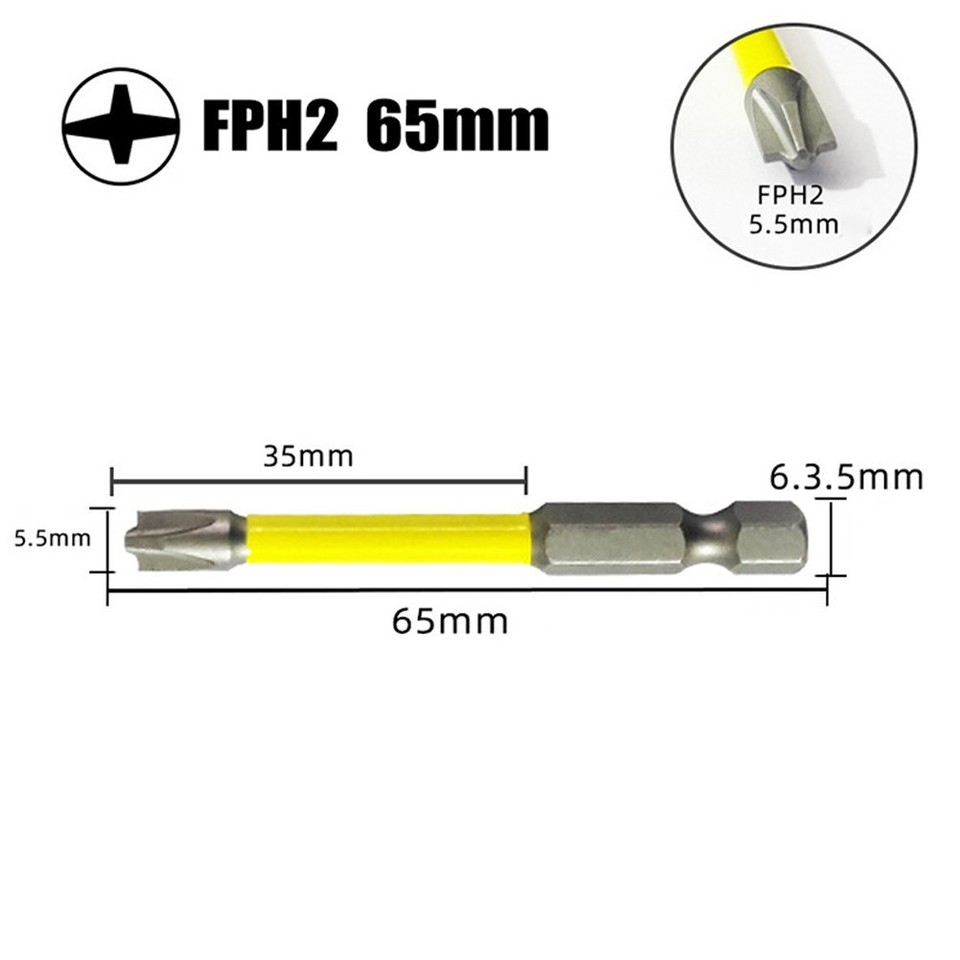 Screwdriver Bits More Tight Screw Engagement Special Cross Screwdriver ...