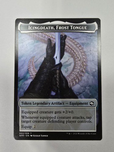 Icingdeath, Frost Tongue Token Adventures in the Forgotten Realms ...