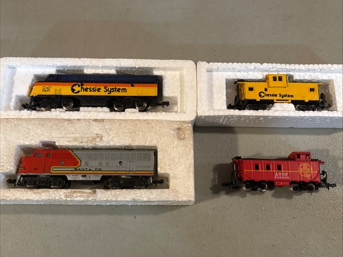 N Scale Locomotive & Freight Car Lot - 10 Locomotives Untested,Parts ...
