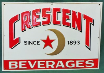 Crescent Soda Tin Sign Camden NJ | eBay