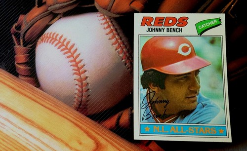 1977 Topps Johnny Bench # 70 NM Nice Gloss Corners Cincinnati Reds | eBay