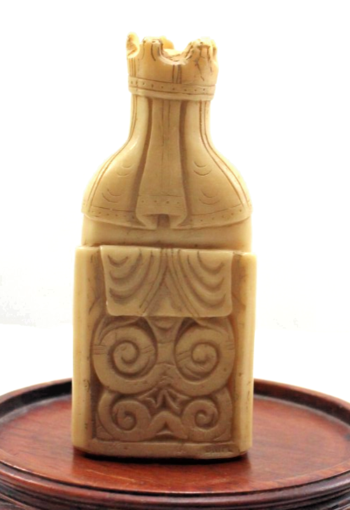 Set of 2 Museum Reproduction Lewis Chessmen Medieval Chess Pieces ...