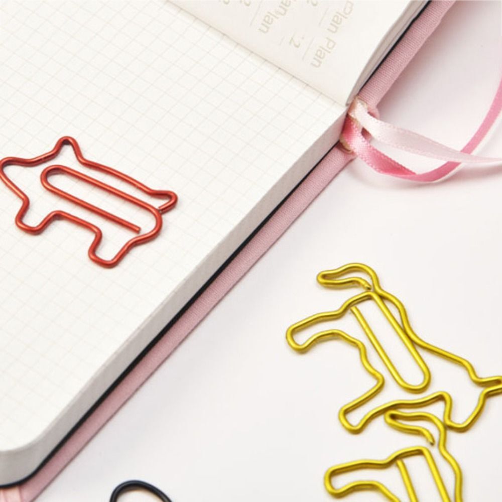 Organizer Memo Cute Animal Shape Bookmark Binder Clip Paper Clips ...