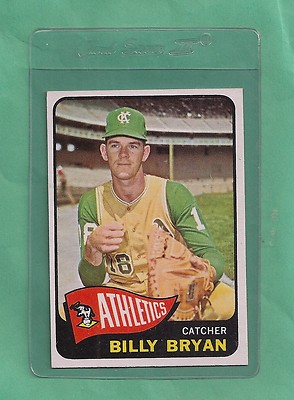 1965 Topps Kansas City Athletics Billy Bryan # 51 NM-MT Tough Card ...