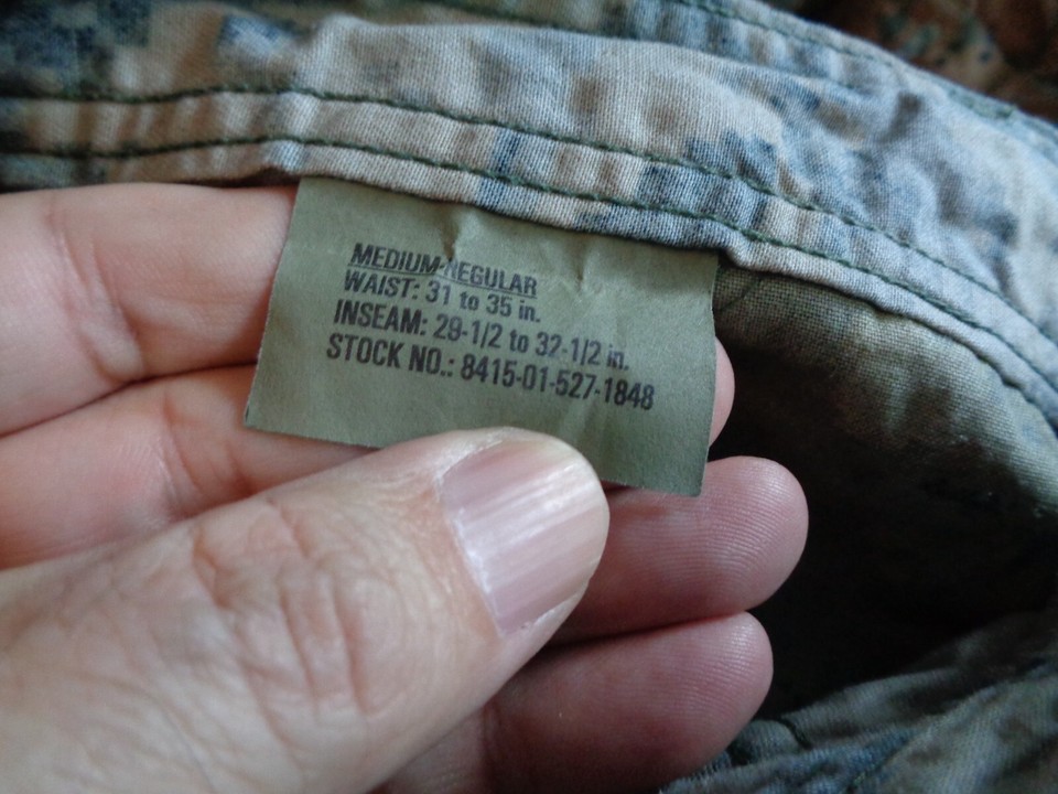 USMC MARPAT Trouser Combat Pant WOODLAND MEDIUM REGULAR NEW WITH OUT ...