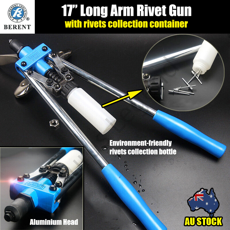 17" Heavy Duty Pop Rivet Gun Riveter Pliers Scissors Double Long Handle ...