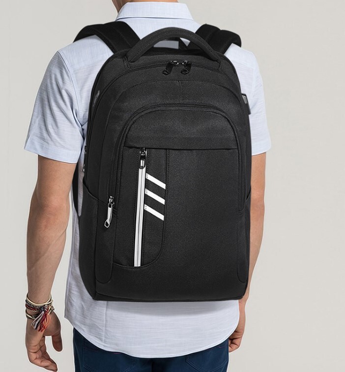 Large Anti-theft Backpack Quality Charge Laptop Travel School Bag Work ...