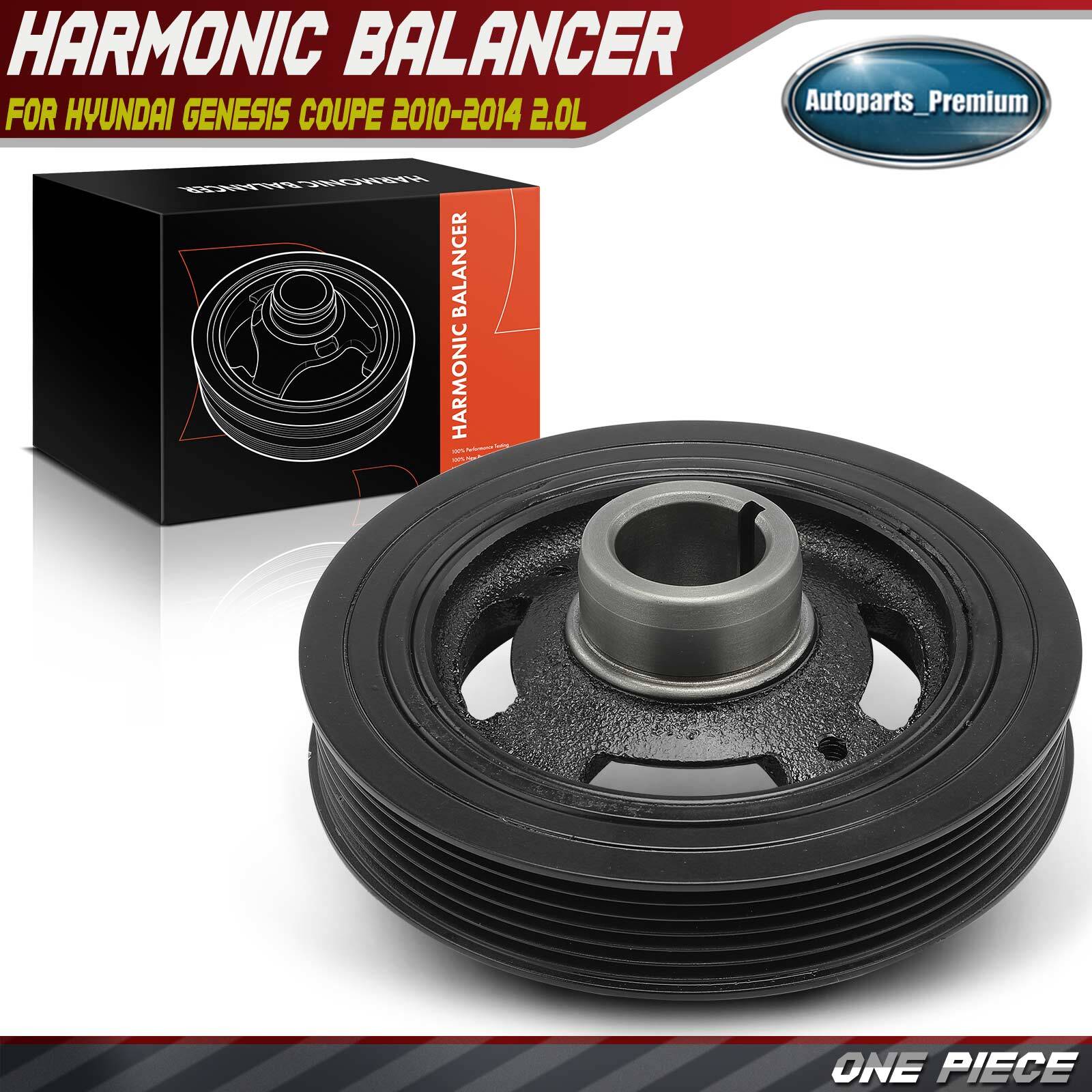 Engine Harmonic Balancer for Hyundai Genesis Coupe 2010-2014 2.0L ...
