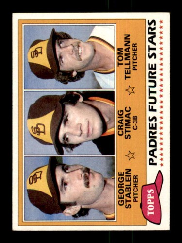 1981 Topps #356 George Stablein/Craig Stimac/Tom Tellmann EXMT/NM RC ...