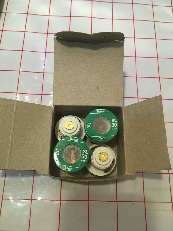 Buss Fuses Screw-In Plug Type Home Fuse Panel (Various Types & Amp ...