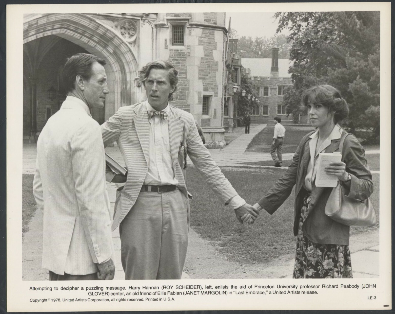 @Col Last Embrace ’79 ROY SCHEIDER JOHN GLOVER JANET MARGOLIN | eBay UK