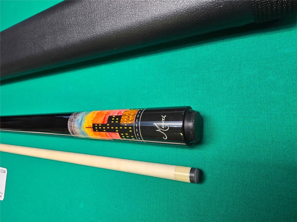 Meucci HOF-6 Pool Cue + 12.5mm Pro Shaft | Road Agent Design | Free 1x1 ...