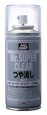Gunze Mr Hobby Super Clear MATTE (FLAT) Spray Can 5.75 oz. (170ml) B514 ...