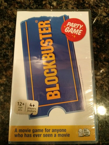 Blockbuster Video Party Game New and Sealed Card Decks Inside Retro VHS ...