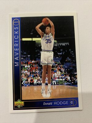 Donald Hodge Dallas Mavericks Basketball Card 1993-94 Upper Deck #116 ...
