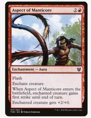 Aspect of Manticore - THB (x4) PLAYSET MtG Magic the Gathering NM/LP | eBay
