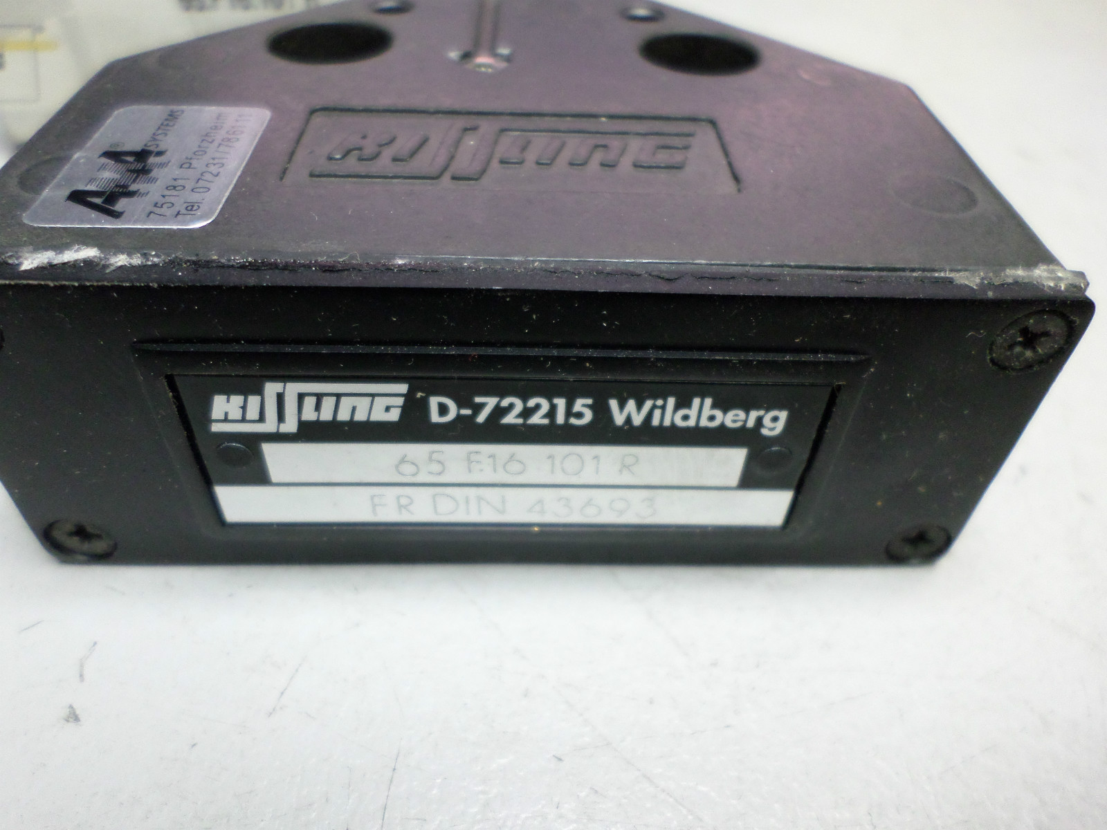 KISSLING - LIMIT SWITCH - Precision Roller head - Metal Bodied 65.F16 ...