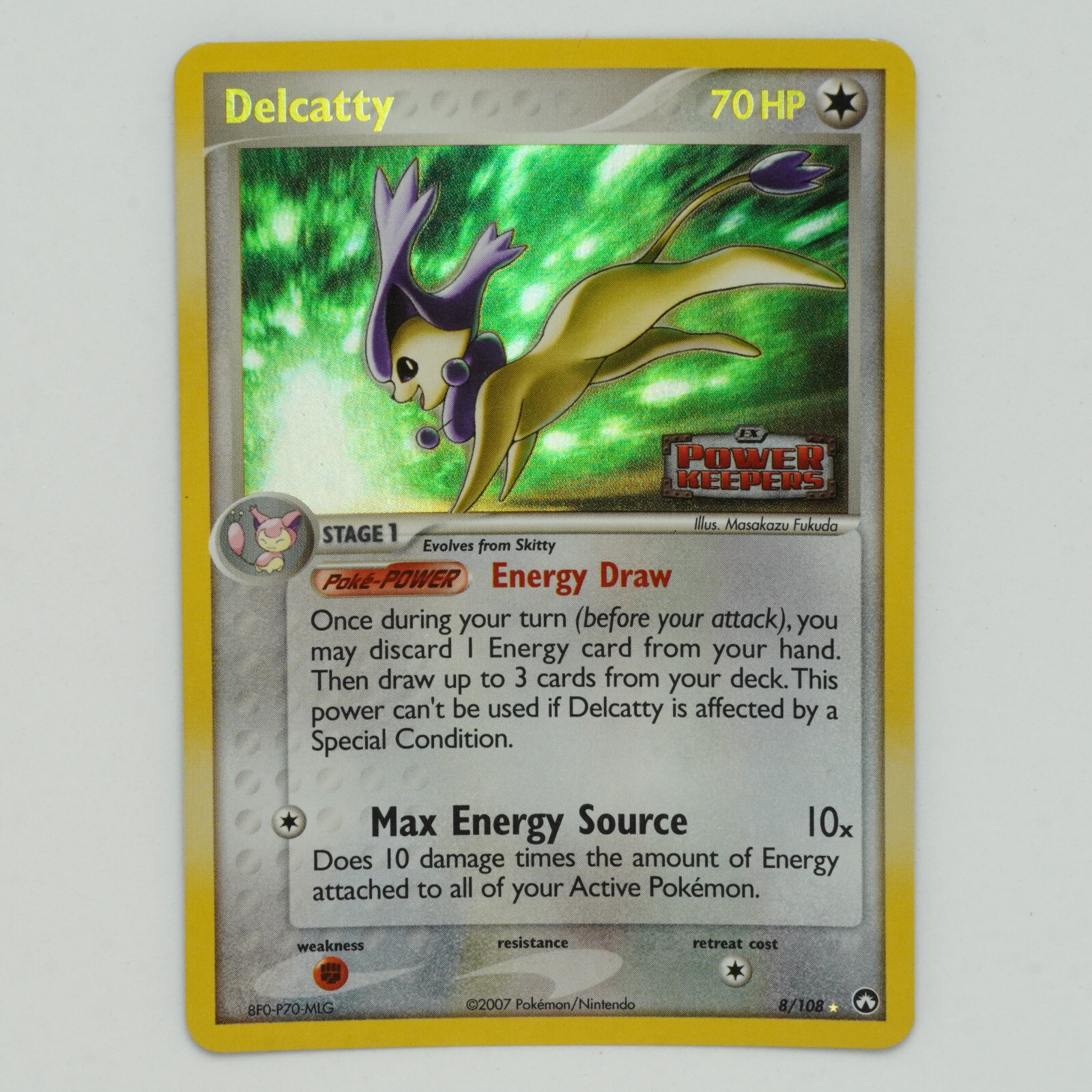 Delcatty 8/108 Stamped Holo Rare Ex Power Keepers Pokemon Card | eBay
