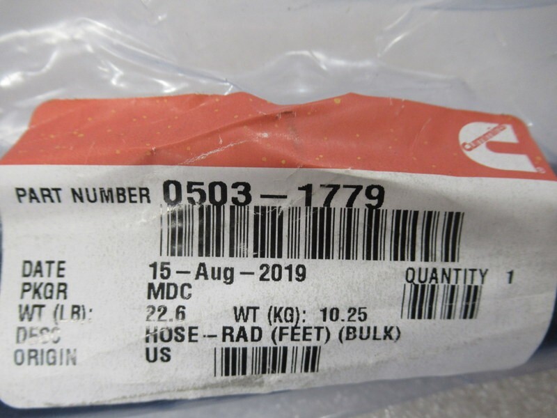 C8A Genuine Onan Cummins 0503-1779 Radiator Hose OEM New Factory Boat ...