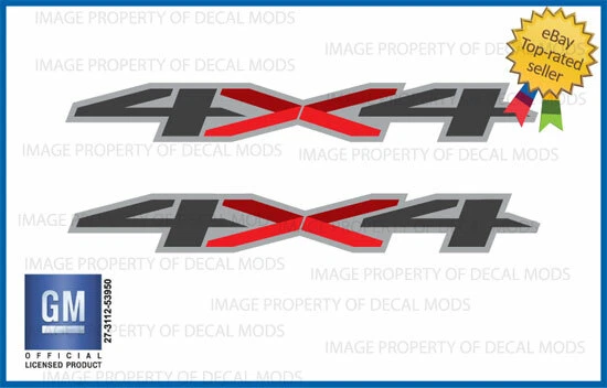 Chevy 4x4 Stickers