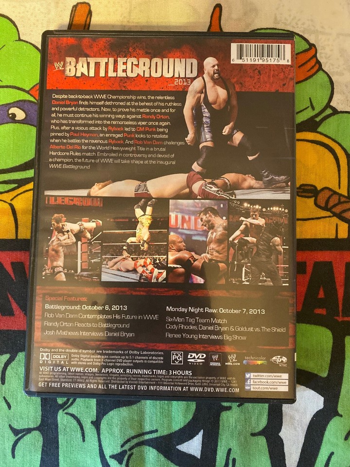WWE: Battleground 2013 (DVD, 2013) 651191951758| eBay