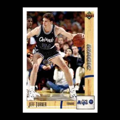 Jeff Turner 1991-92 Upper Deck Orlando Magic #304 R328V 31 | eBay