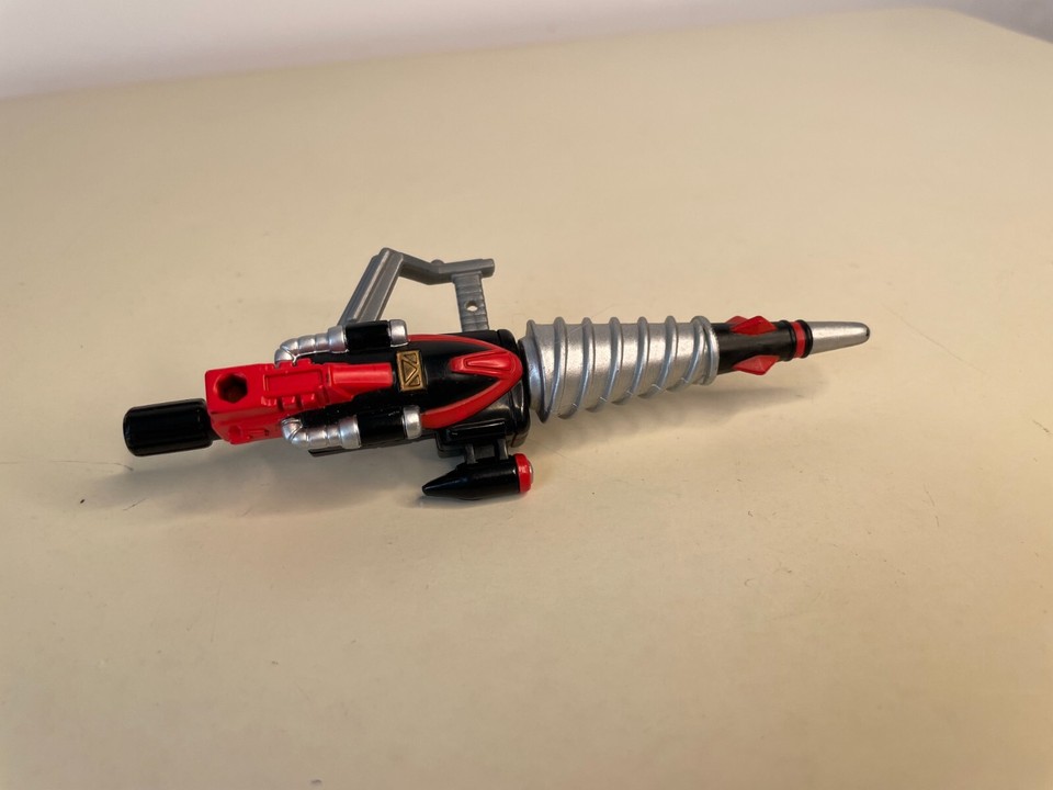 Vintage Power Rangers in Space Red Ranger Drill Gun Bandai 1998 | eBay
