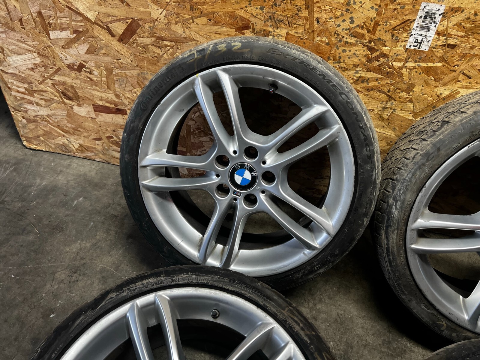 2008-2013 BMW E82 E88 STYLE 261 18" Wheels Rims Staggered w/ Tires Set ...
