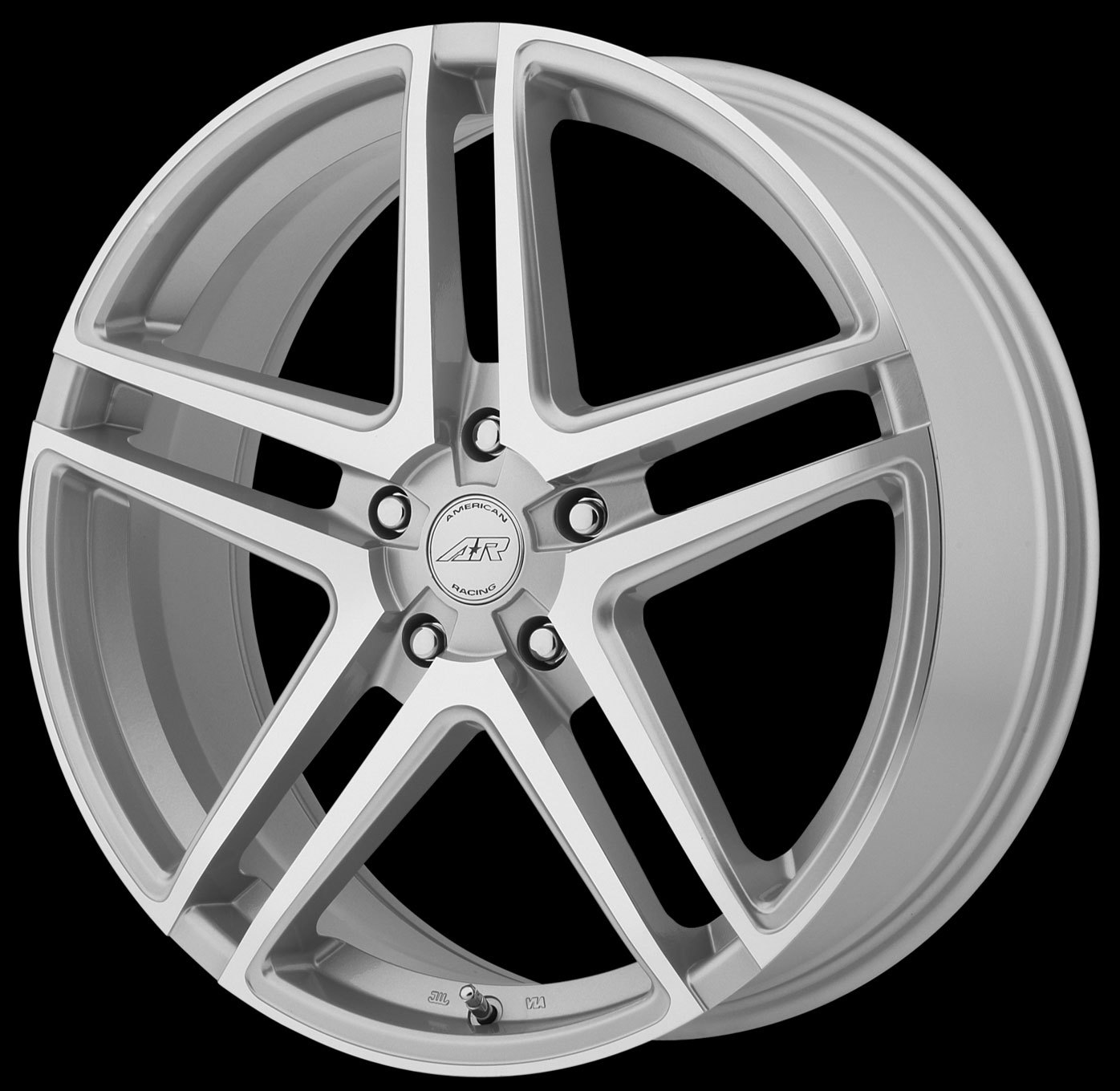 American Racing AR907 Silver Machine Center Cap 490K57AR-S2 fits All ...